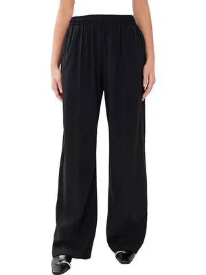 Wardrobe.NYC Opaque Lounge Pants - Black