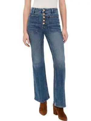 Ulla Johnson Stretch Lou Jeans - Danube