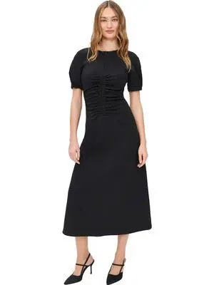 LA LIGNE Noemi Stretch Weave Dress - Black