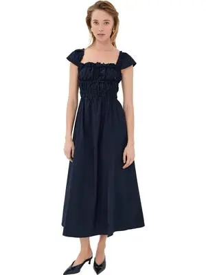 Altuzarra Lily Midi Dress - Berry Blue
