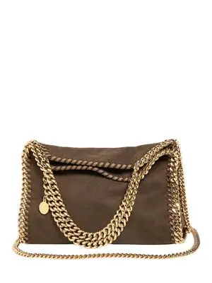 Stella McCartney Alter Suede Falabella Mini Bag - Moka