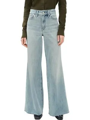 Good American Good Waist Palazzo Jeans - Indigo1145