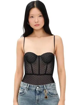 Zimmermann Dot Bodysuit - Black