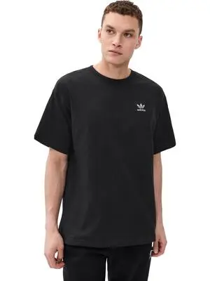 Adidas Trefoil Essentials Oversized Tee - Black