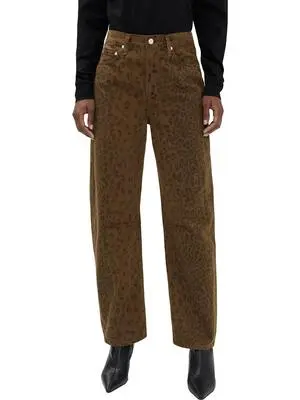Citizens Of Humanity Miro Relaxed Jeans Sepia Cheetah