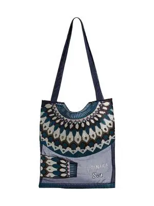 Sea Brigitte Tanaka X Antonia Fair Isle Tote - Multi