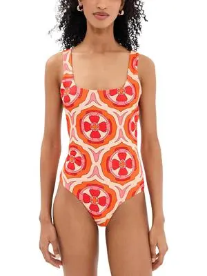 Eywasouls Malibu Aurora One Piece - Pink Retro Radiance