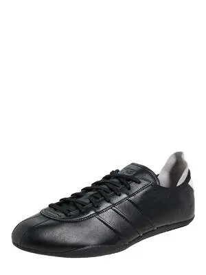 Y3 Leather Sneakers - Black/owhite