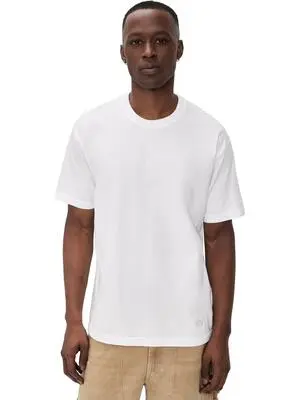 AARON LEVINE Crew T-shirt - White