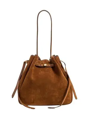 Tory Burch Romy Large Bucket Bag - Caramel