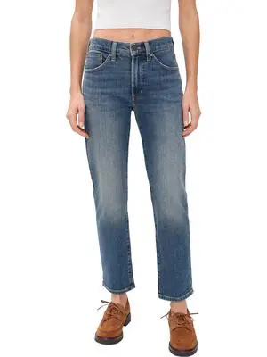 Madewell The Jules Slim Straight Jeans - Atlin Wash