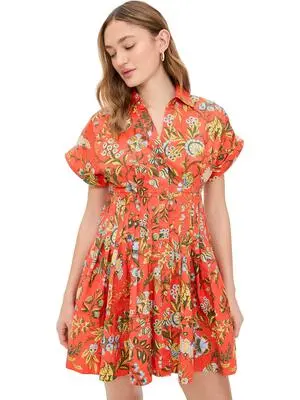 Cara Cara Nash Mini Dress - Clover Orange