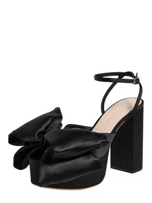 LOEFFLER RANDALL Kiki Bow Platform Heels - Black