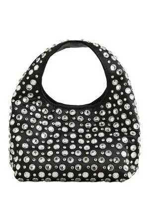 LOEFFLER RANDALL Kenzie Mini Bucket Clutch - Black/crystal