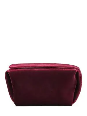 NEOUS Ara Velvet Clutch - Burgundy