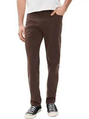 Madewell 1991 Straight Allday Pants - Dark Brown