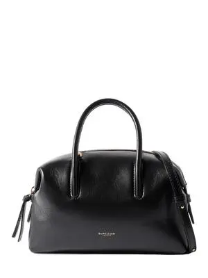 DEMELLIER Small Stockholm Textured-leather Tote Bag - Black