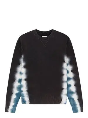 Aimé Leon Dore Tie-dyed Crewneck Sweater - Black