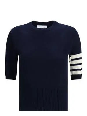 Thom Browne Classic Fit Short-sleeve Tee - Blue