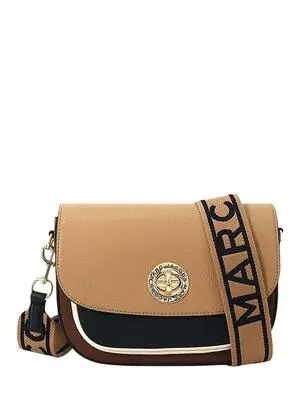 Marc Jacobs Signet Turnlock Saddle Bag - Tan