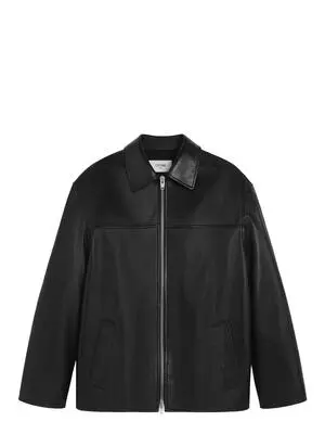 Celine Leather Jacket - Black