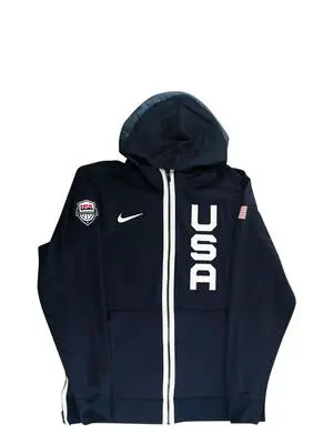 Nike Team Usa Therma Flex Showtime Hoodie - Blue