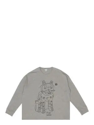 Loewe X Louis Wain Long-sleeve T-shirt - Grey