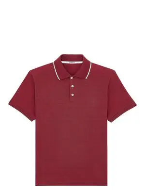 Saint Laurent Jersey Polo - Brown