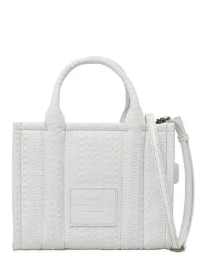Marc Jacobs Dtm Monogram Leather Small Tote - White