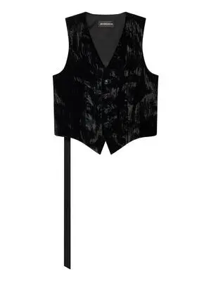 ANN DEMEULEMEESTER Stanse Classic Waistcoat - Black