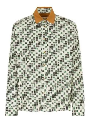 Marni Rhythms Print Poplin Shirt - Multicolor