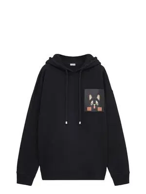 Loewe Relaxed Fit Hoodie - Black