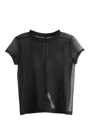 Rick Owens Cropped Level T-shirt - Black