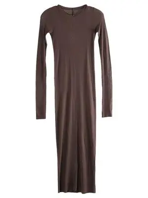 Rick Owens Rib Long-sleeve Dress - Brown