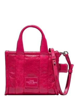 Marc Jacobs Crinkle Leather Crossbody Tote Bag - Pink