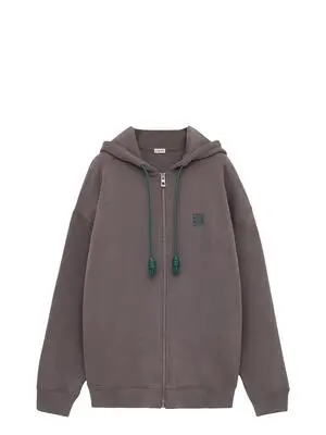 Loewe Zip-up Hoodie - Grey
