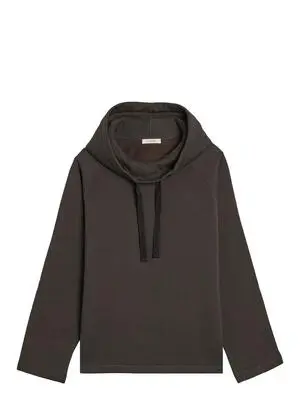 LEMAIRE Hooded Top - Brown