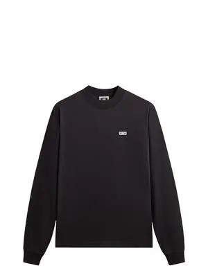 Kith Long Sleeve Mock Neck Tee - Black