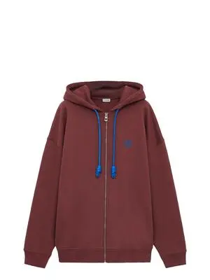 Loewe Zip Up Hoodie - Red
