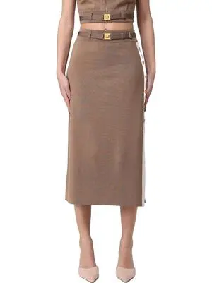 Elisabetta Franchi Pencil Skirt - Sand
