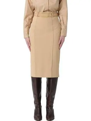 Elisabetta Franchi Pencil Skirt - Camel