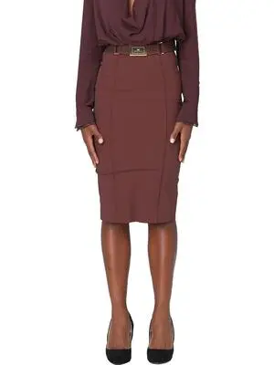 Elisabetta Franchi Pencil Skirt - Cocoa