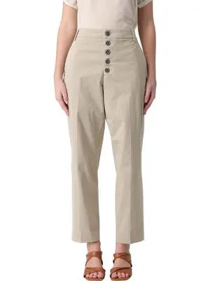 DONDUP Straight Leg Pants - Beige