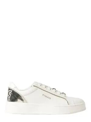 Pinko Lace-Up Sneakers White