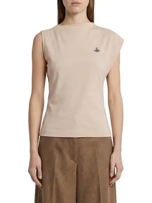 VIVIENNE WESTWOOD Sleeveless Top - Beige