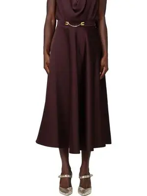 Elisabetta Franchi A-line Skirt - Brown