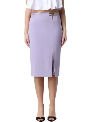 Elisabetta Franchi Midi Skirt - Lilac