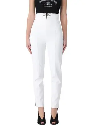 Elisabetta Franchi Slim Fit Trousers Ivory
