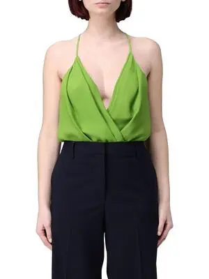 Elisabetta Franchi Spaghetti Strap Top - Green