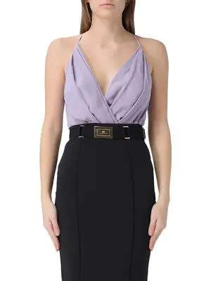 Elisabetta Franchi Spaghetti Strap Top - Lilac